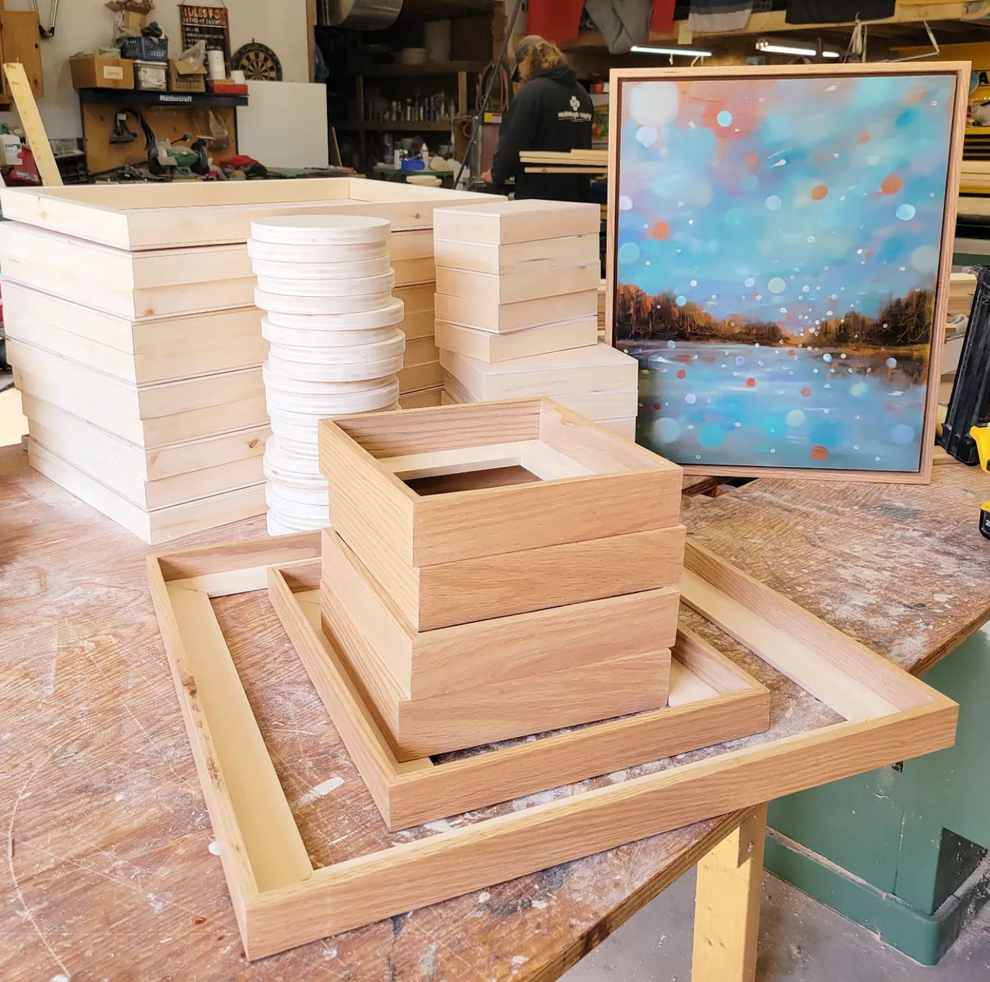 GALLERY depth floater frames - RECTANGLE – Rustic Burl & Co.