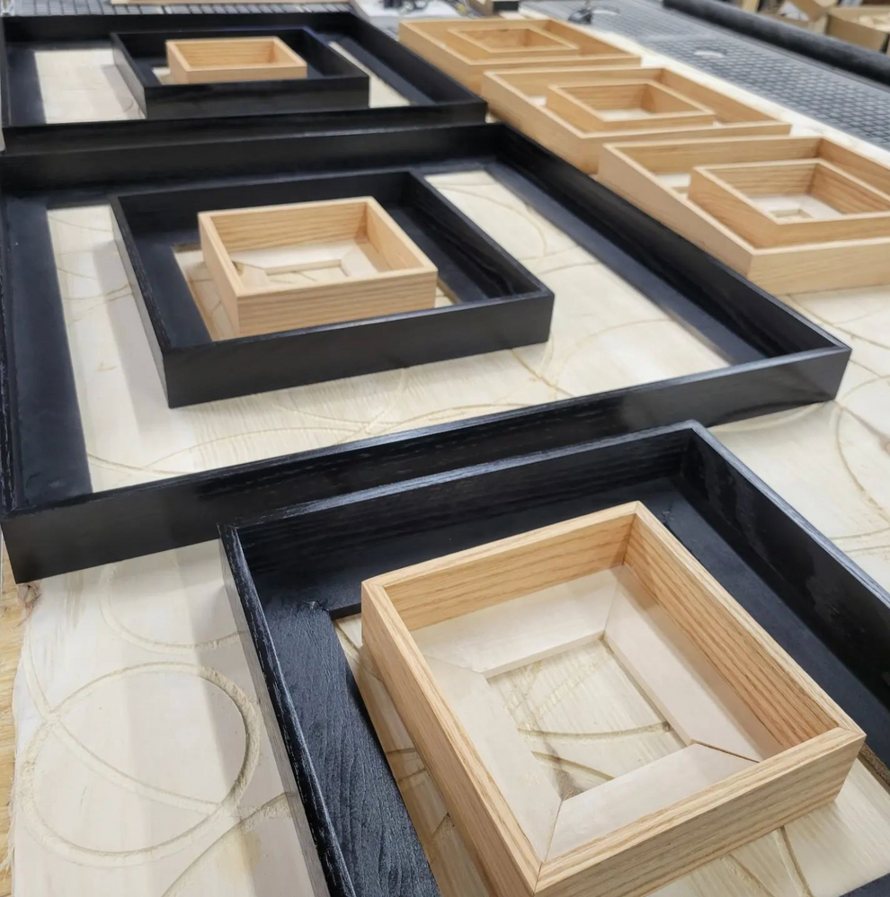 GALLERY depth floater frames - SQUARE – Rustic Burl & Co.